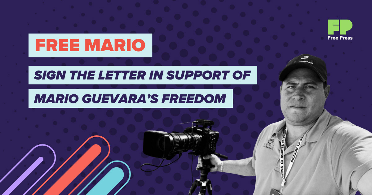 Stand With Mario Guevara | Free Press